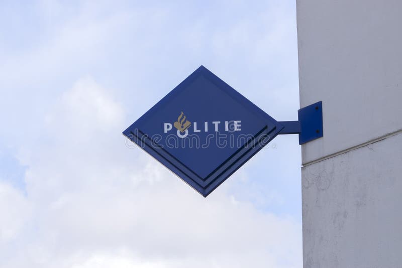 Police Logo on a Wall at Amsterdam the Netherlands 14-3-2022 Editorial ...