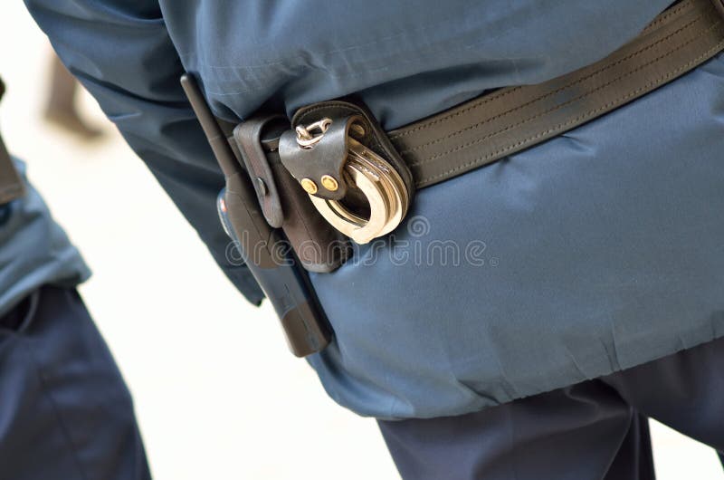 Police man from behind stock photo. Image of patrolman - 31193520