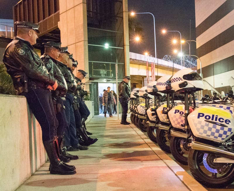Police Officer Full Body Rear Stock Image - Image of background ...