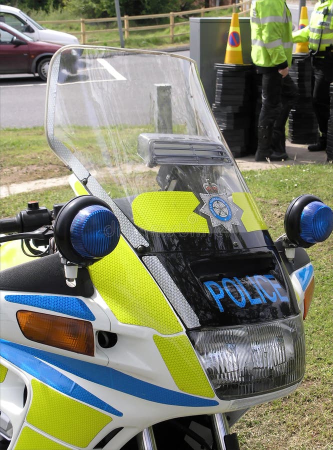 Police motorcycle stock image. Image of police, transport - 123955