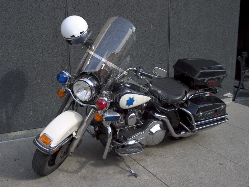 Police motorcycle stock image. Image of police, transport - 123955