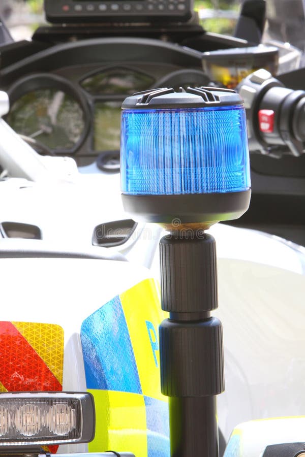 Police Motorcycle Light stock image. Image of bike, brakes - 20873117