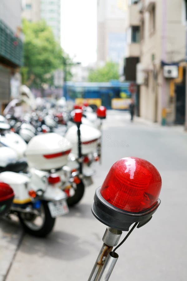 Police Motorcycle Light Picture. Image: 5100507