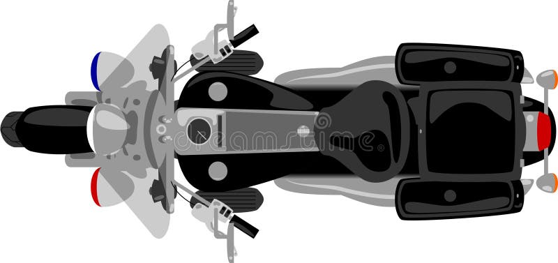 Motorcycle Top View Stock Illustrations – 1,339 Motorcycle Top View ...