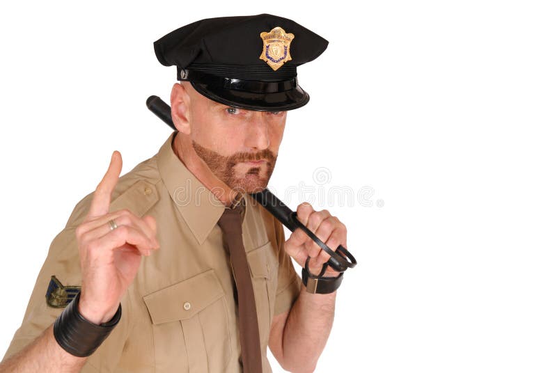 Policeman - Writing Citation Stock Photo - Image of occupation, deputy ...