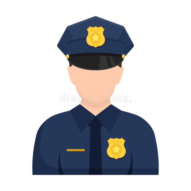 Police Officer Avatar Icon. Vector Illustration Stock Vector ...
