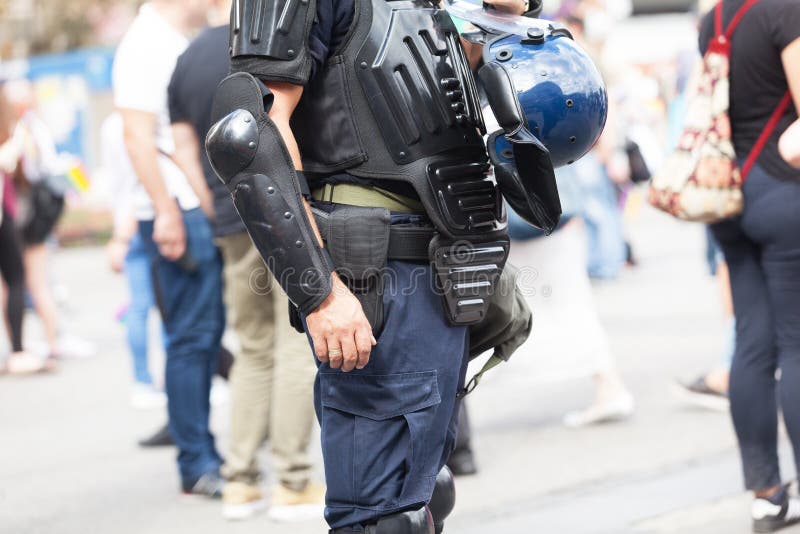 Police Officer. Counter-terrorism. Stock Photo - Image of protect ...