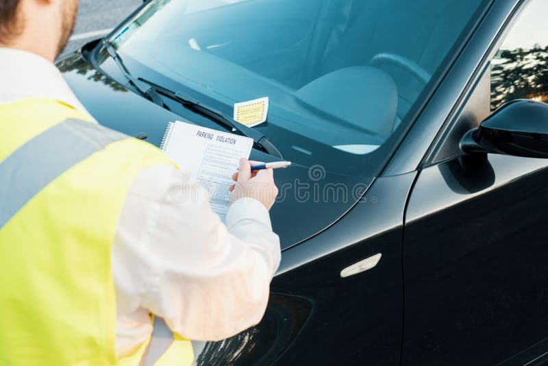 Giving a ticket stock photo. Image of parking, cops, professional - 2234116