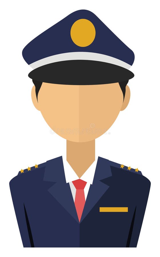 Police Officer, Illustration, Vector Stock Vector - Illustration of ...