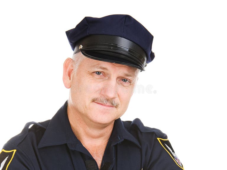 Police Officer Portrait stock photo. Image of arrest, background - 5282596