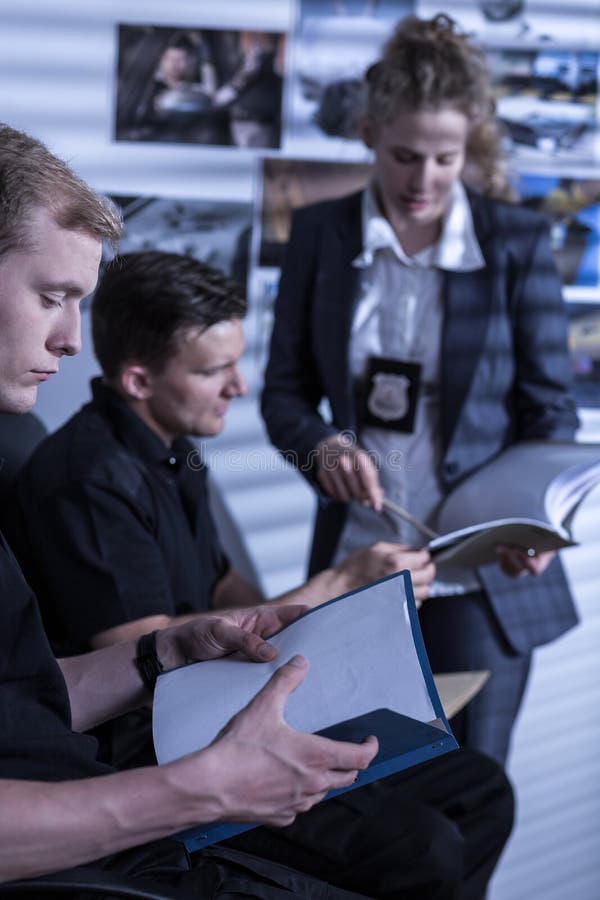 Police Detective At Work