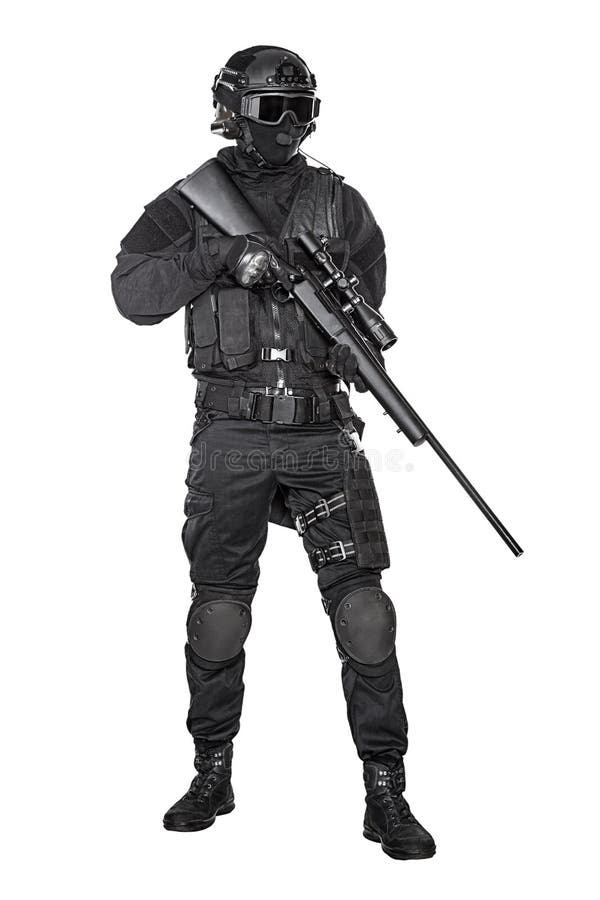 SWAT officer stock photo. Image of special, squad, enforcement - 38226774