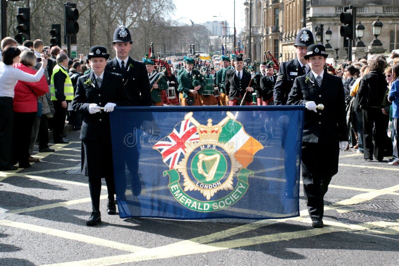 Police on parade editorial image. Image of irish, recorder - 8565845