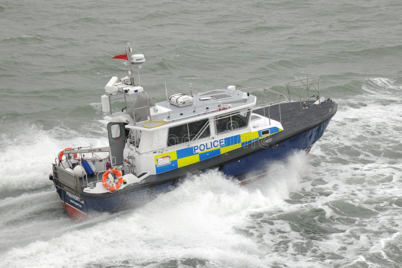 Police Patrol Boat Preventer Editorial Image - Image of patrol ...