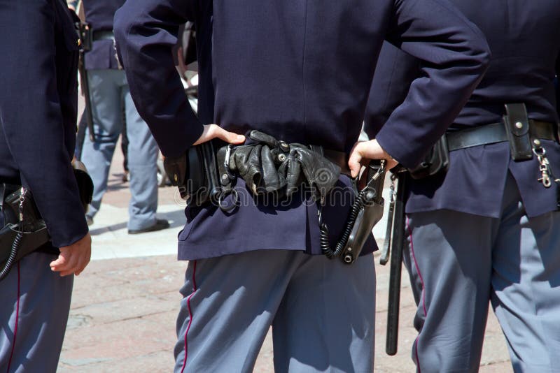 Police patrol stock image. Image of weapon, patrol, truncheon - 30735715