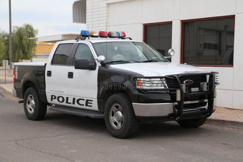 Sheriff Car Pickup Police Vehicle Stock Image - Image of power, good ...
