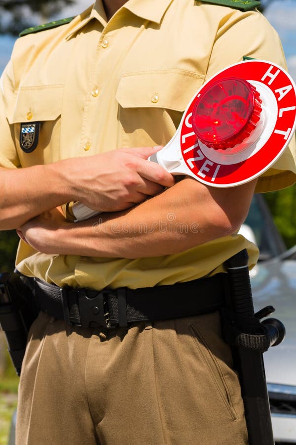 Police - Policeman or Cop Stop Car Stock Photo - Image of traffic ...