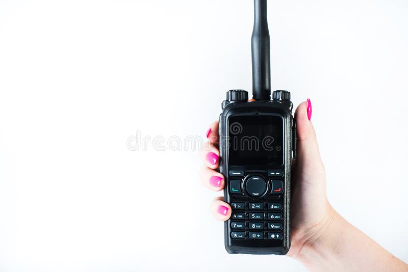 Police portable radio stock image. Image of handset, communicate - 74112201