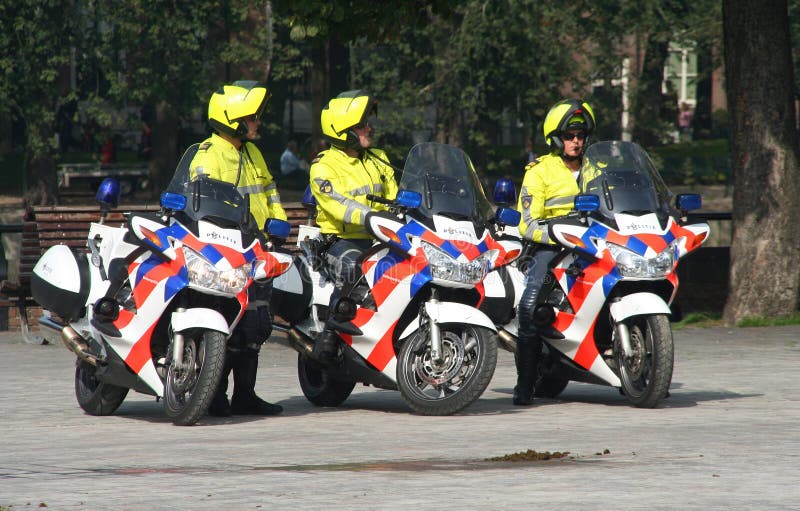 Dutch police motorbike editorial photography. Image of netherlands ...