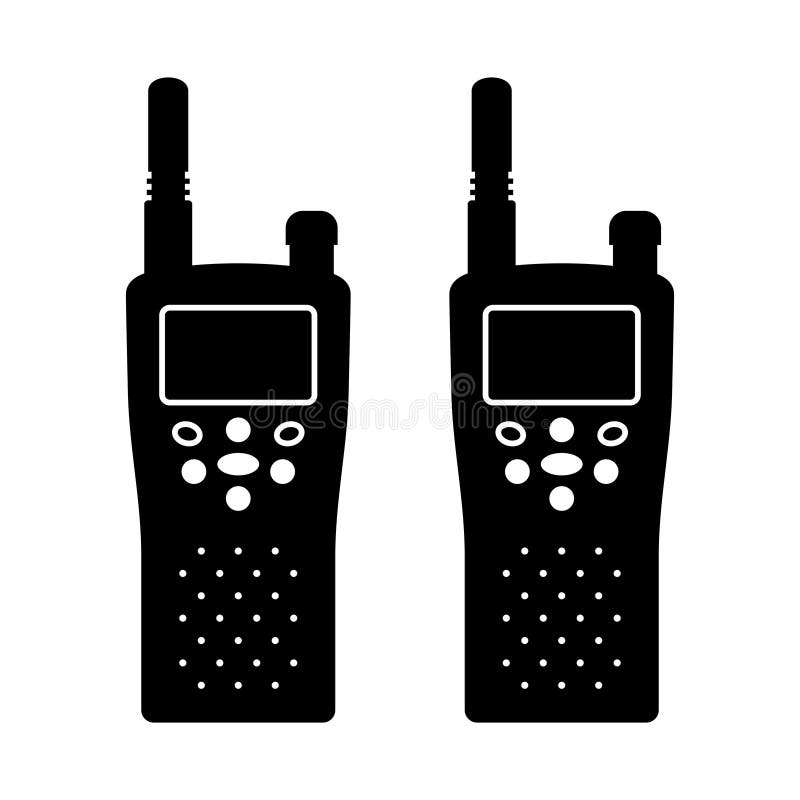Police radio stock vector. Illustration of icon, radio - 143904700
