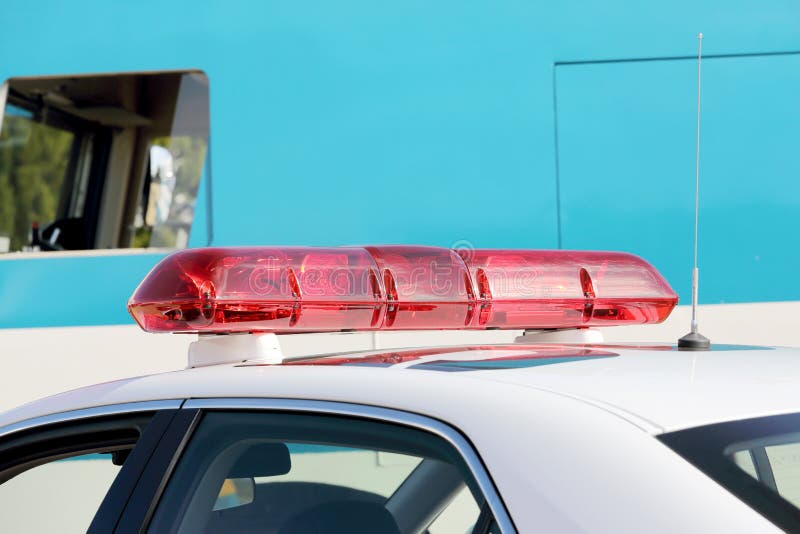 Police red light stock image. Image of arrest, illuminated - 84195019