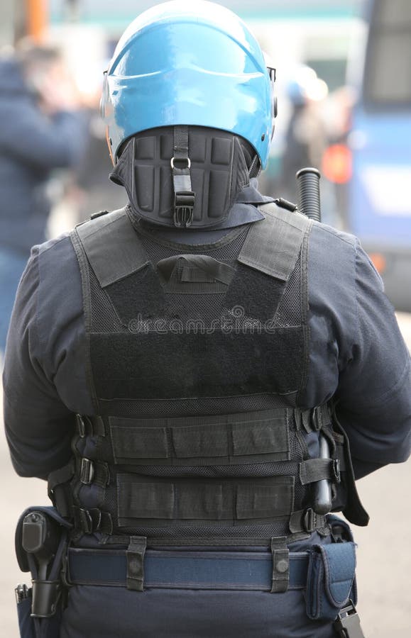 Police in Riot Gear during the Anti-terrorism Control Stock Image ...