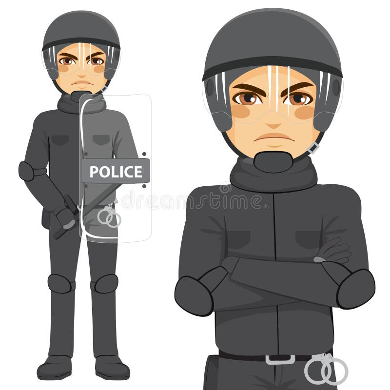 Cartoon Police Riot Stock Illustrations – 546 Cartoon Police Riot Stock ...