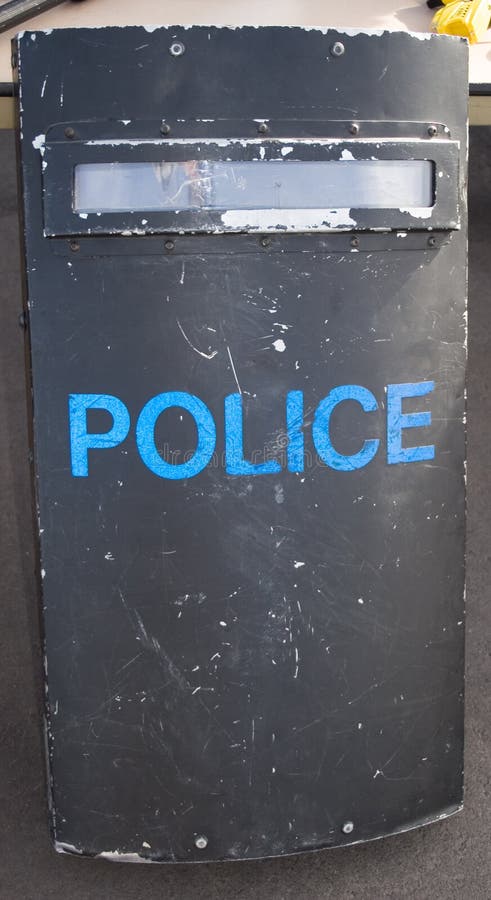 Police riot shield stock image. Image of riot, crowd, window - 565429