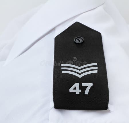 Police Sergeant Stripes / Epaulettes Stock Photo - Image of epaulettes ...