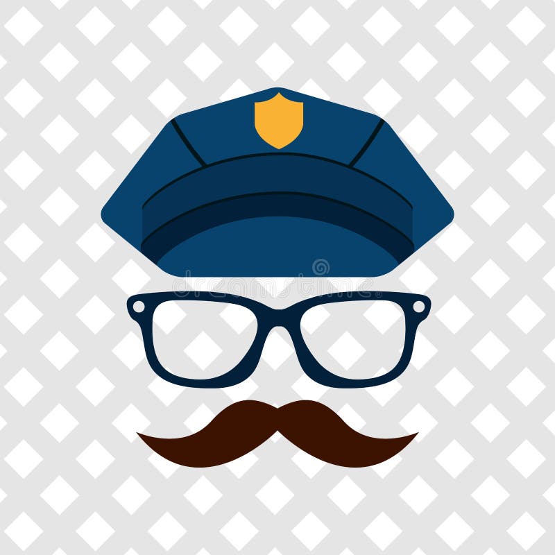 Police service design stock illustration. Illustration of security ...