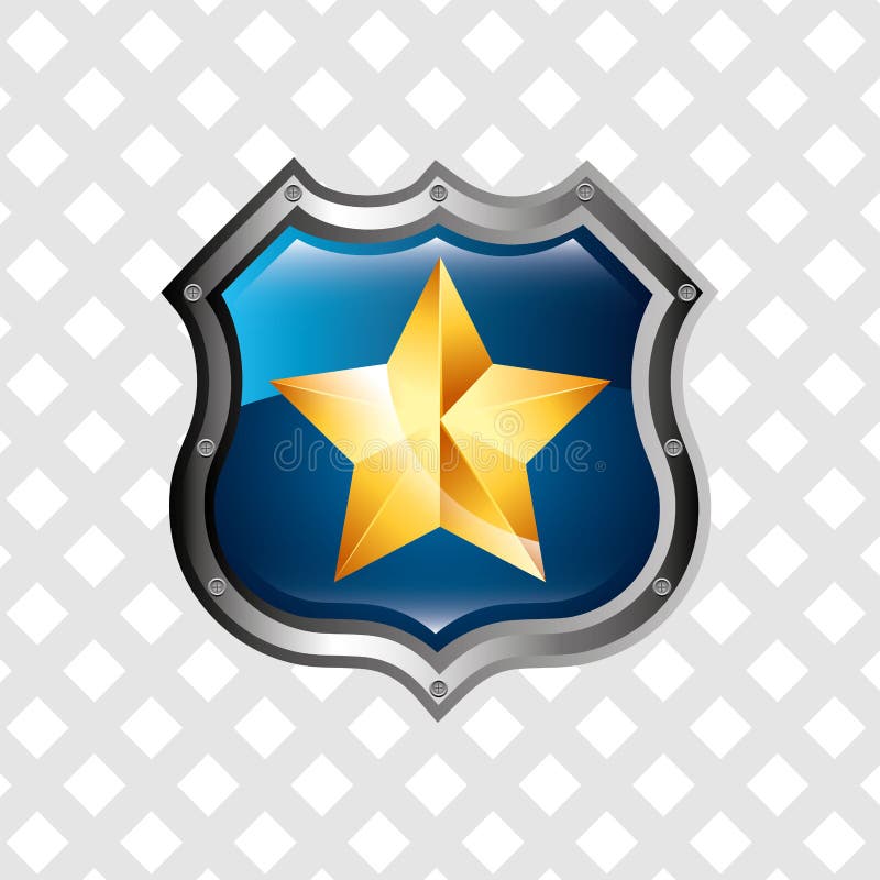 Police service design stock illustration. Illustration of service ...