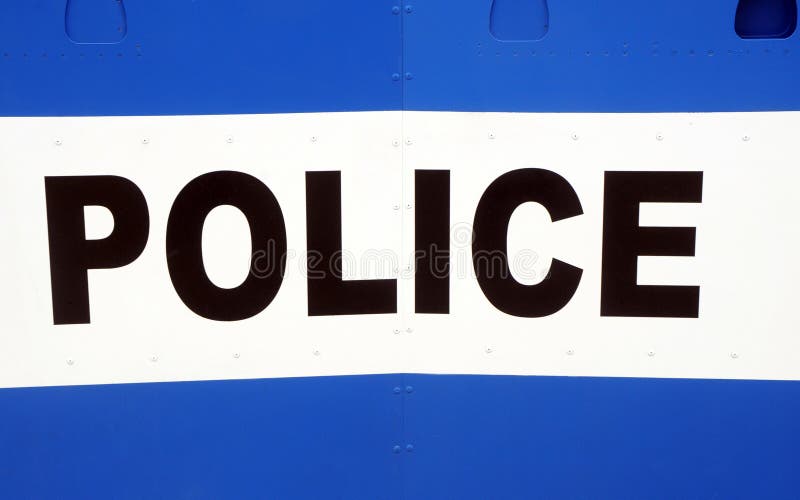 Police sign stock photo. Image of word, force, patrol - 19276492