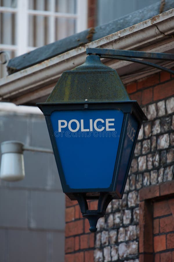 Police sign stock photo. Image of protection, illumination - 44748866