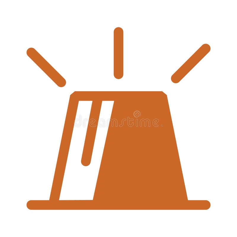 Police Siren. Vector Illustration Decorative Design Stock Vector ...