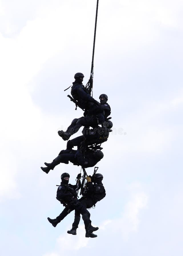 Police special forces stock photo. Image of commando, army - 7822340