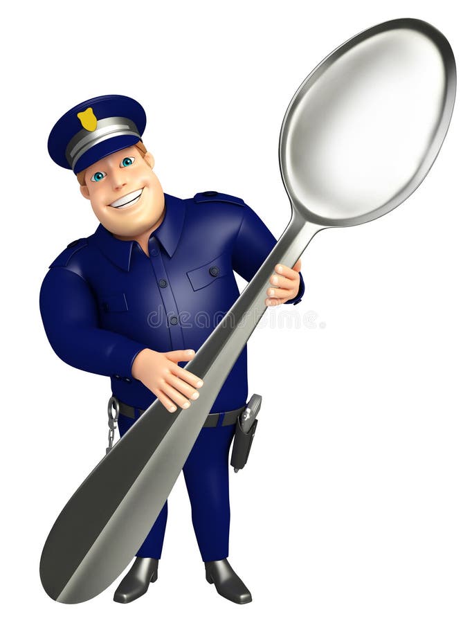 Police Spoon Stock Illustrations – 108 Police Spoon Stock Illustrations ...