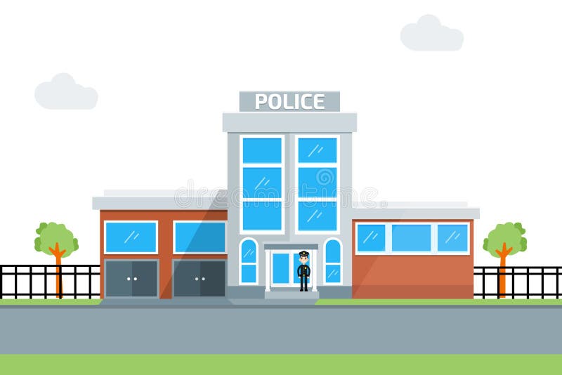 Police Station Stock Illustrations – 7,671 Police Station Stock ...