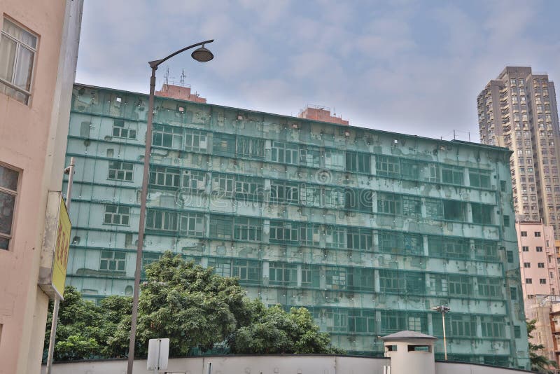 The Police Station Quarters, at Hk Stock Image - Image of building ...