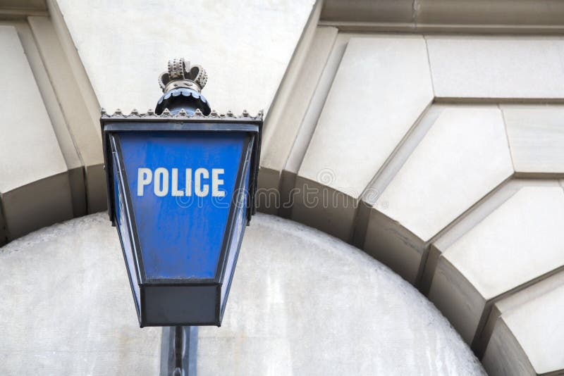 Police Station Sign stock photo. Image of facade, crime - 88046898