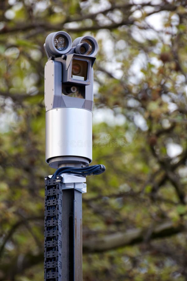 Police Surveillance Camera stock image. Image of film - 24597763