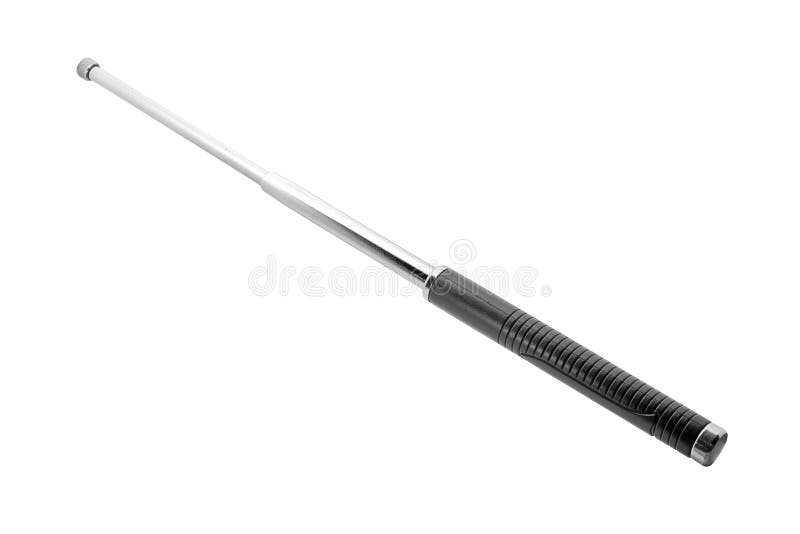 Police tactical baton stock image. Image of club, baton - 55319313