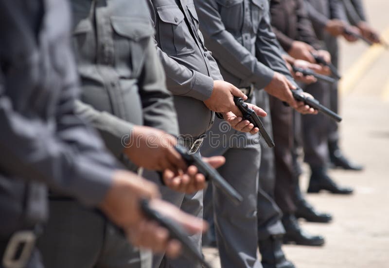 Police Tactical Firearms Training Stock Photo - Image of hand, firearm ...