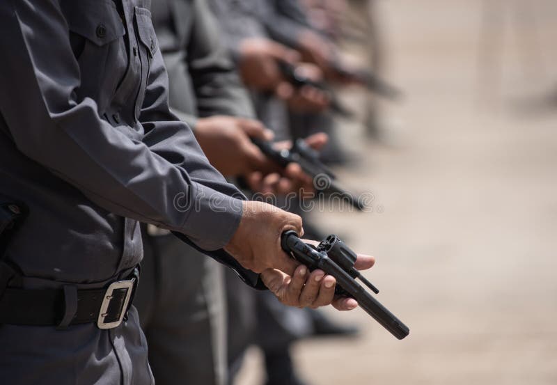 Police Tactical Firearms Training Stock Photo - Image of practicing ...
