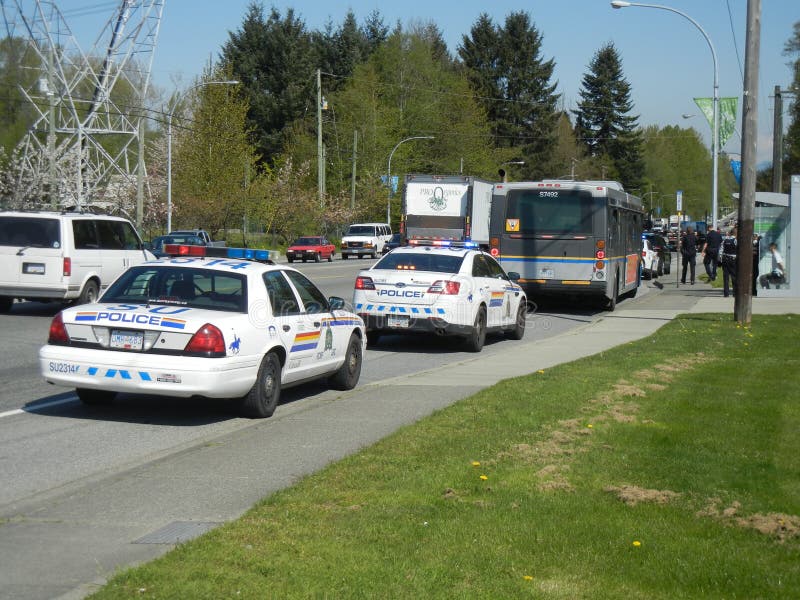 Police Take Down on a Transit Bus Editorial Image - Image of transit ...