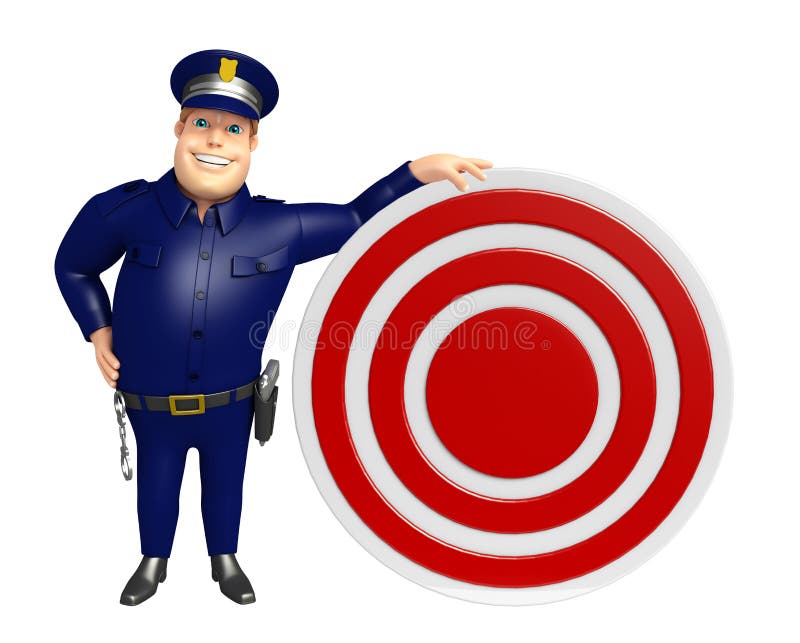 Police Target Sign Stock Illustrations – 2,319 Police Target Sign Stock ...