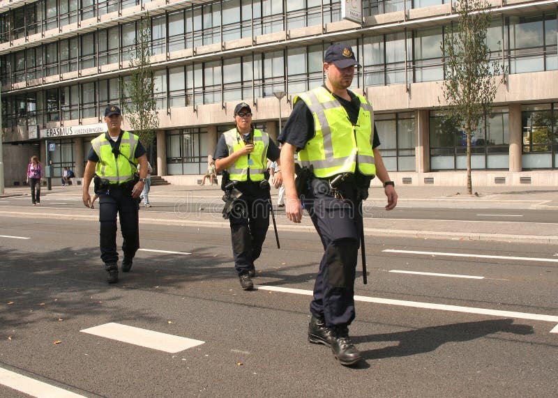Police Team on Patrol editorial photography. Image of order - 12105217