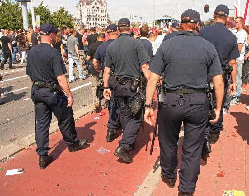 Police Team on Patrol editorial stock photo. Image of city - 12105258