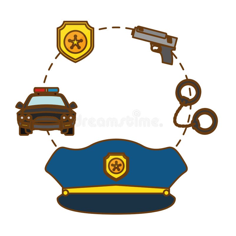 Policeman Tools Clipart