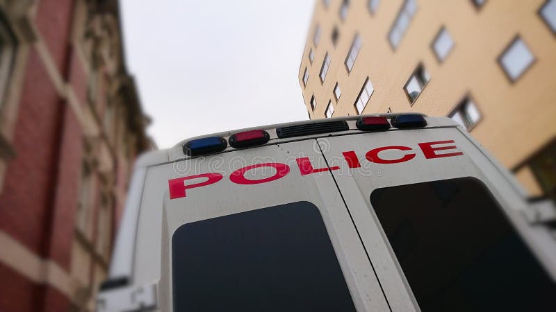 Police Van stock photo. Image of cuffs, policeman, police - 136965812