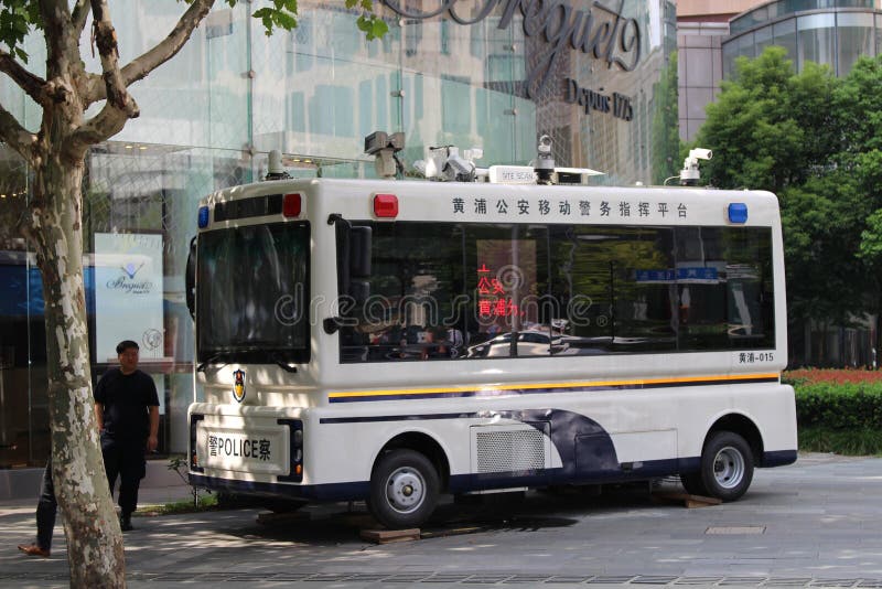 Police van editorial stock image. Image of shanghai, brand - 60683484